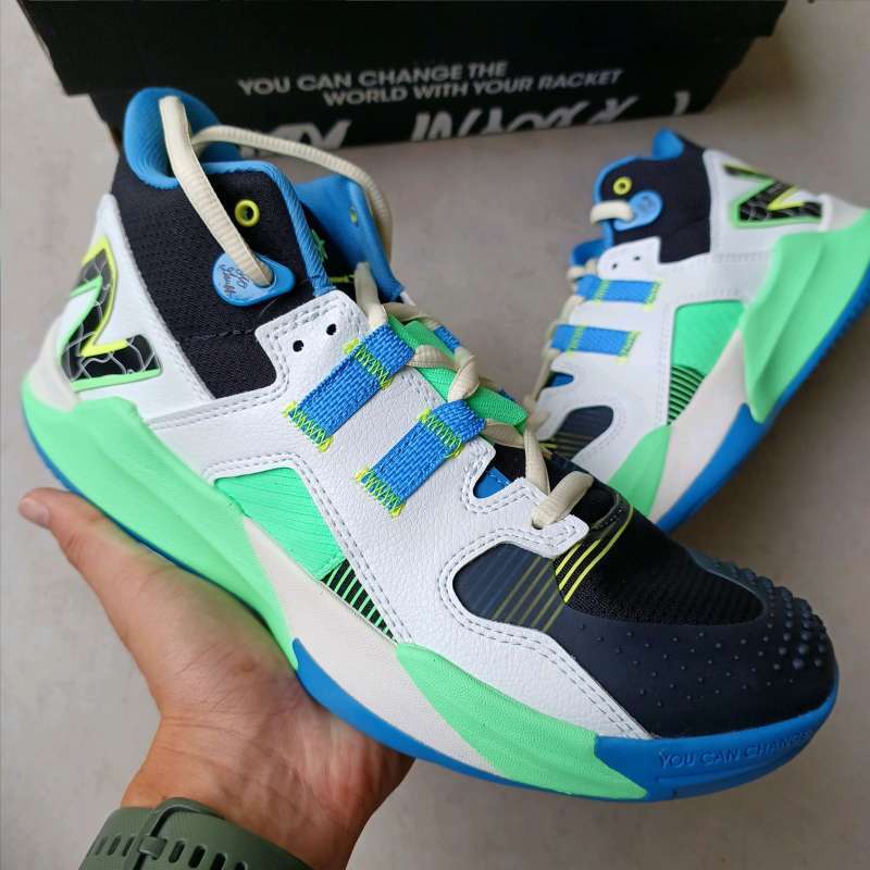 Jual New Balance Coco Gauff Cg1 Twisted Net || Roland Garros Blue Green ...