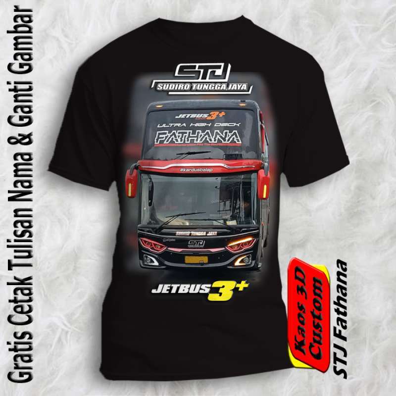 Jual Kaos Bus Mania Om Basuri Telolet / Baju Bus Stj Fathana / Pakaian ...