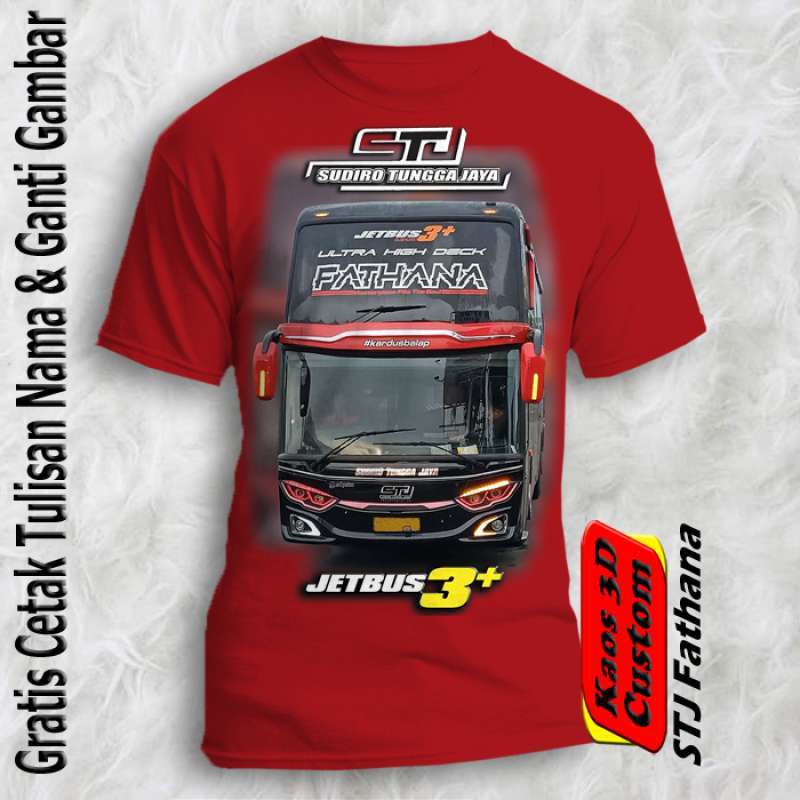 Jual Kaos Bus Mania Om Basuri Telolet / Baju Bus Stj Fathana / Pakaian ...