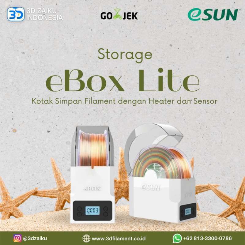 Promo eSUN eBox Lite Storage Kotak Simpan Filament dengan Heater dan ...