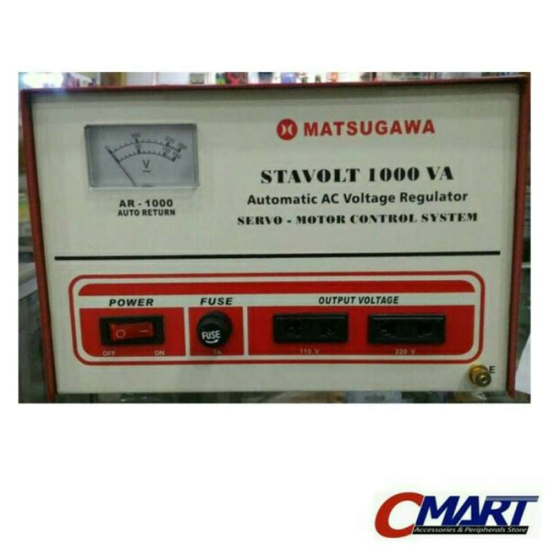Promo Matsugawa Stavolt 1000VA AC Voltage Stabilizer Servo Motor ...
