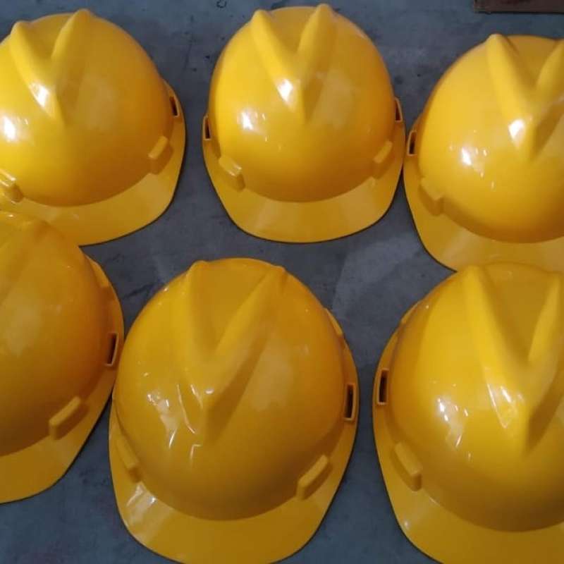 Promo helm proyek kuning msa lokal pemutar/helem safety msa/helm msa ...