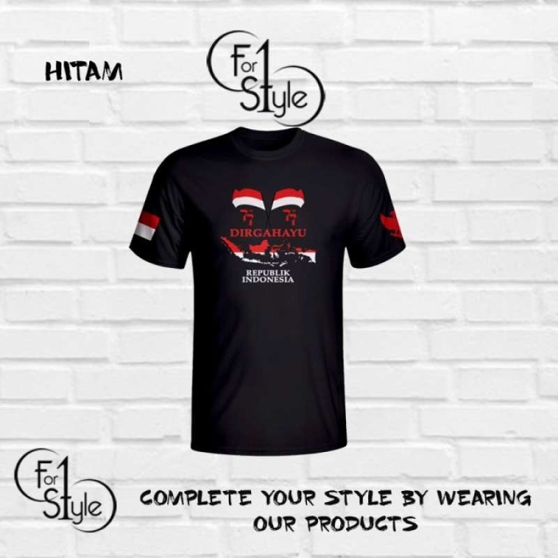 Jual kaos 17 agustus 77 2022 dirgahayu kemerdekaan indonesia lengan pendek di Seller Hariya ...
