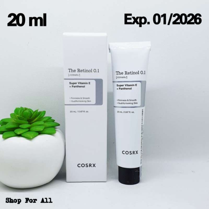Promo Cosrx The Retinol 0.1 Cream Super Vitamin E + Panthenol 20Ml Diskon 23% di Seller Yunyun ...