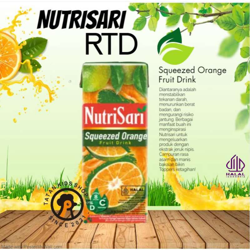 Promo Nutrisari Kotak Rasa Jeruk Peras Minuman Squeezed Orange Less ...