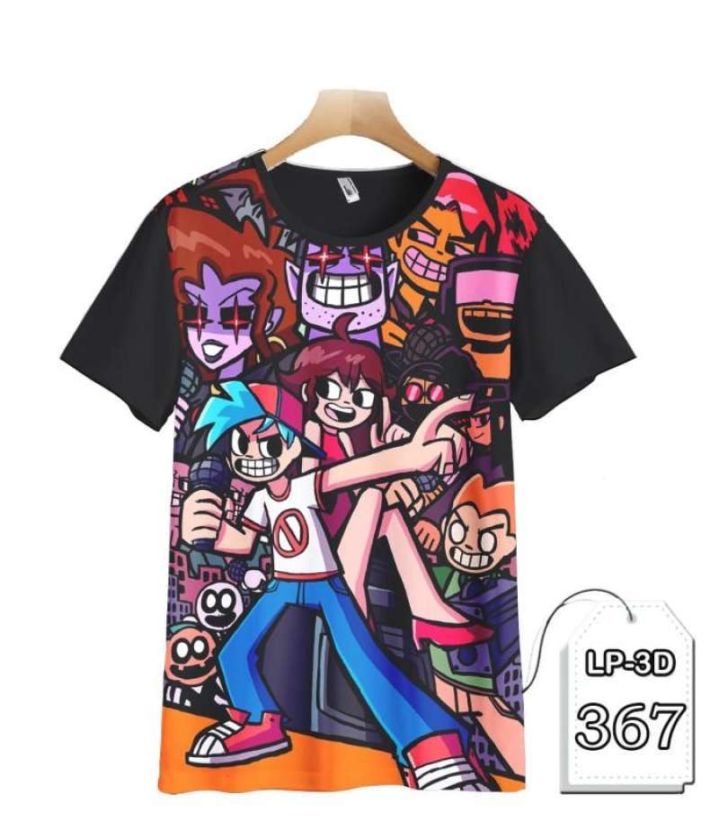 Jual Kaos Friday Night Funkin Baju Fnf Game 3d Anak #lp3d-367 - Dewasa ...