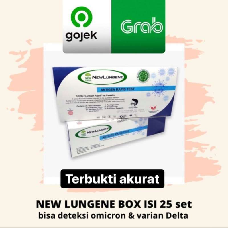 Jual New Lungene Swab Antigen Nasal Test 1 Box Isi 25 Set di Seller ...