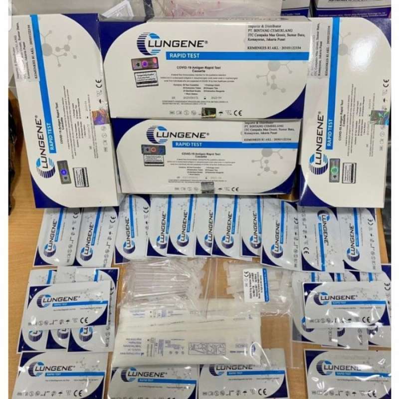 Jual Kit Antigen Lungene Biru Akl 1Box, 25Pcs di Seller Bergas Selalu ...