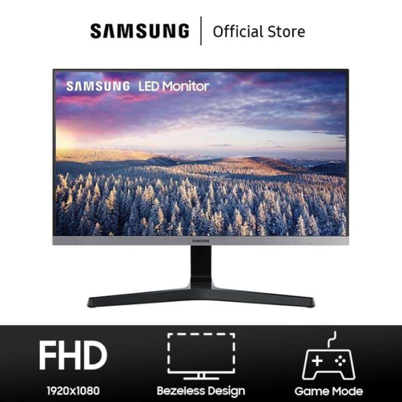 Promo SAMSUNG 24 SR35 75Hz FHD IPS Bezel-less Monitor with Dual ...