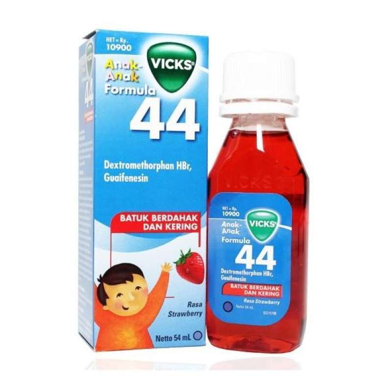Promo Vicks Formula 44 Anak Rasa Strawberry Sirup 54 Ml Diskon 6% Di ...