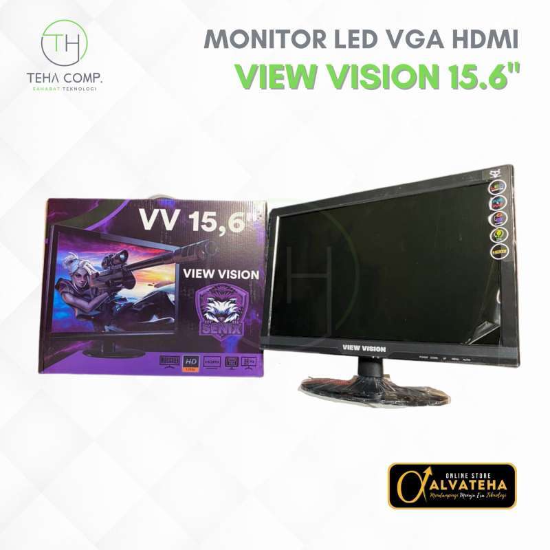 Jual Monitor LED 16 inch Komputer CCTV Full HD 1080 VGA HDMI View ...