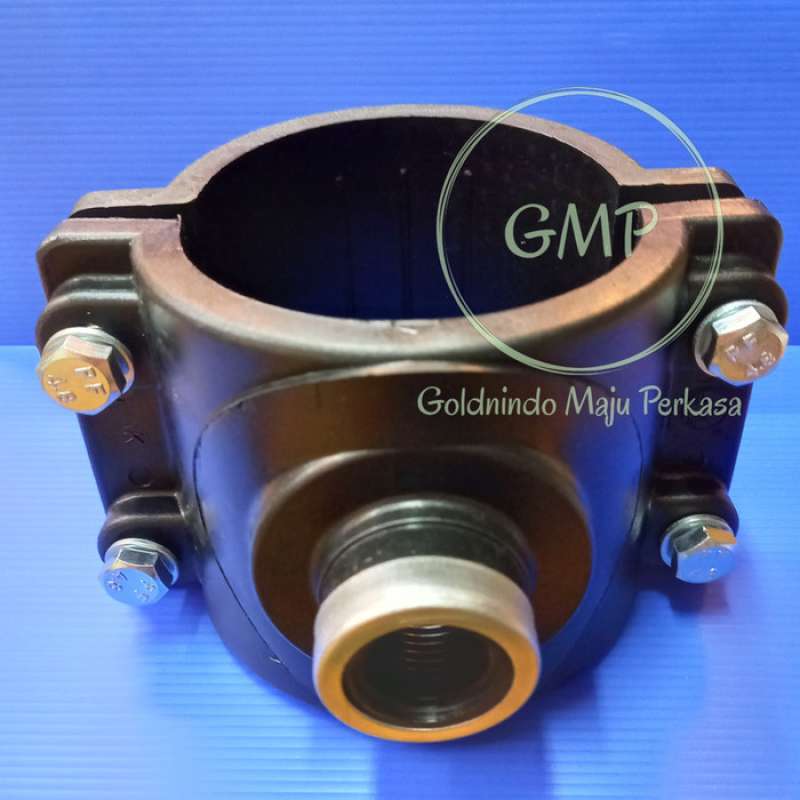 Jual Clamp Saddle Pipa HDPE 110mm x 1.1/4 inch di Seller Waroka Store ...