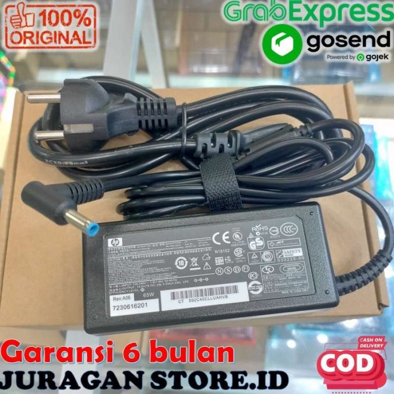 Promo Charger Adaptor Original Laptop Notebook HP 19.5V 2.31A 45W PIN Biru Diskon 23% di Seller ...