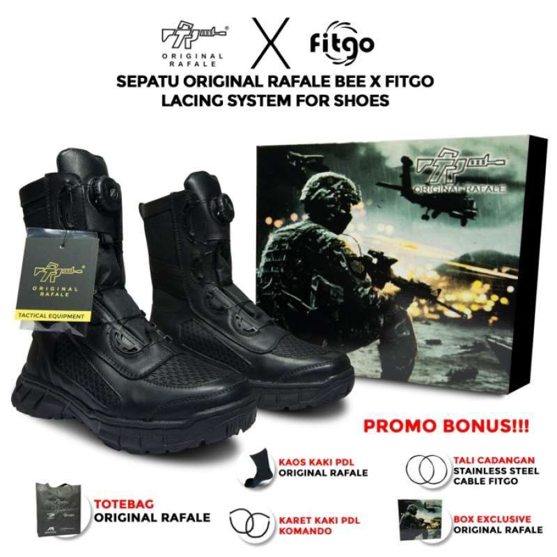 Promo Sepatu Tactical Original Rafale Bee x Fitgo Lacing System Diskon ...