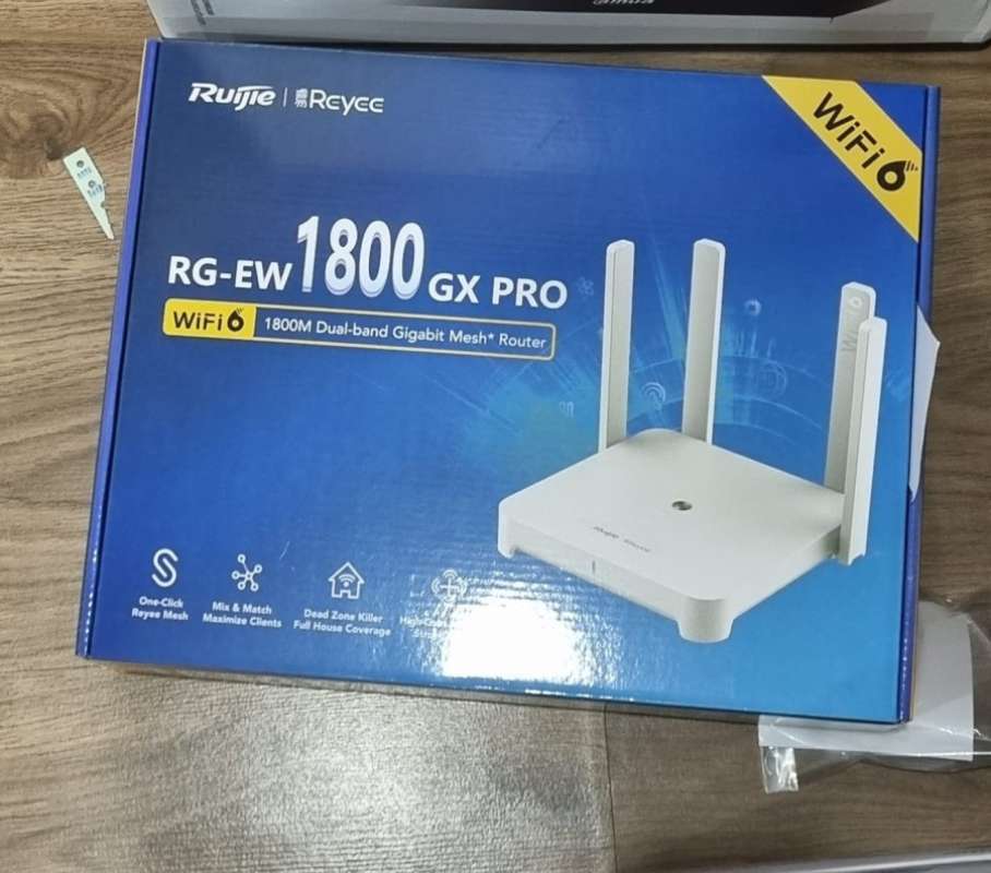 Jual Ruijie Reyee RG-EW1800 GX Pro WIFI 6 1800 M Dual Band Gigabit Mesh ...