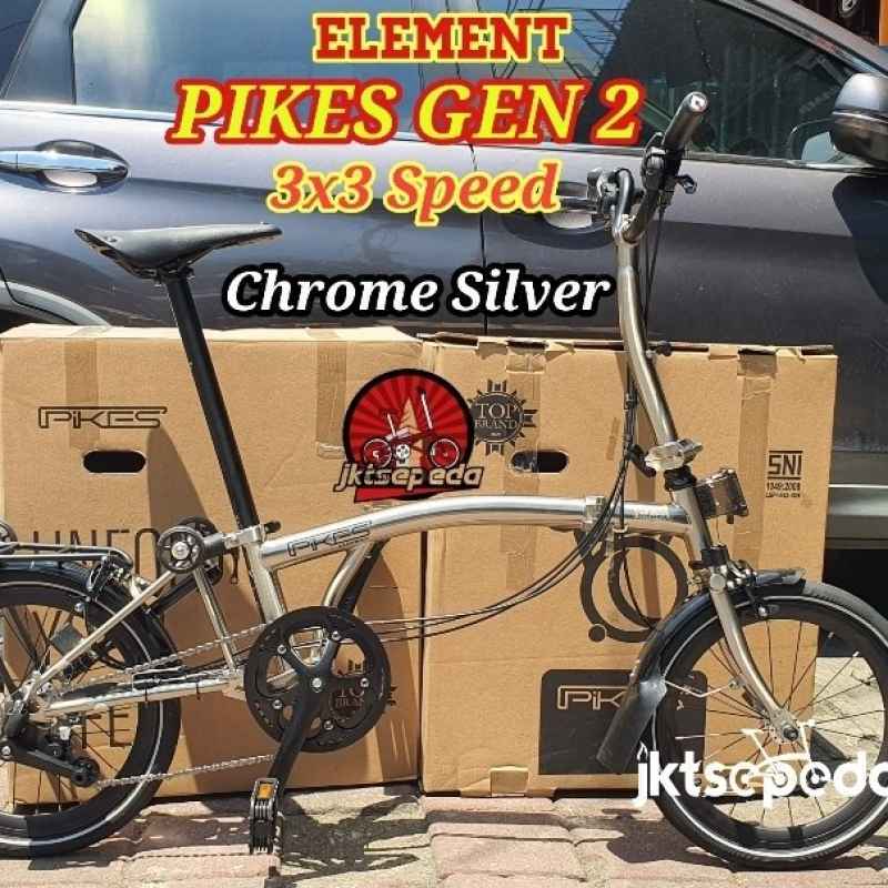 Jual sepeda lipat element pikes gen 2 nature di Seller Sariahh Shop ...