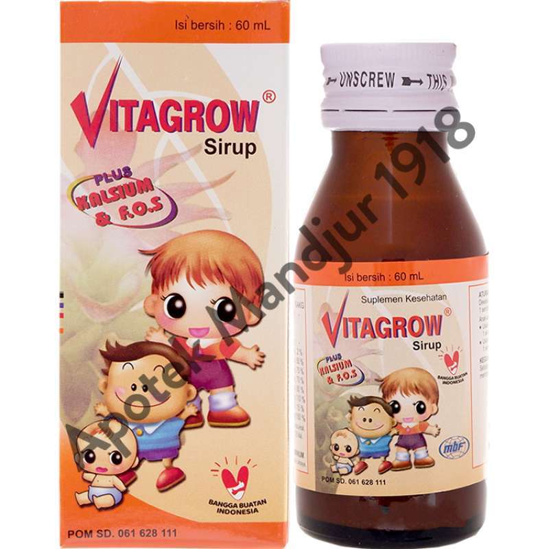 Jual Vitagrow Sirup 60 Ml - Suplemen Untuk Meningkatkan Nafsu Makan Di ...