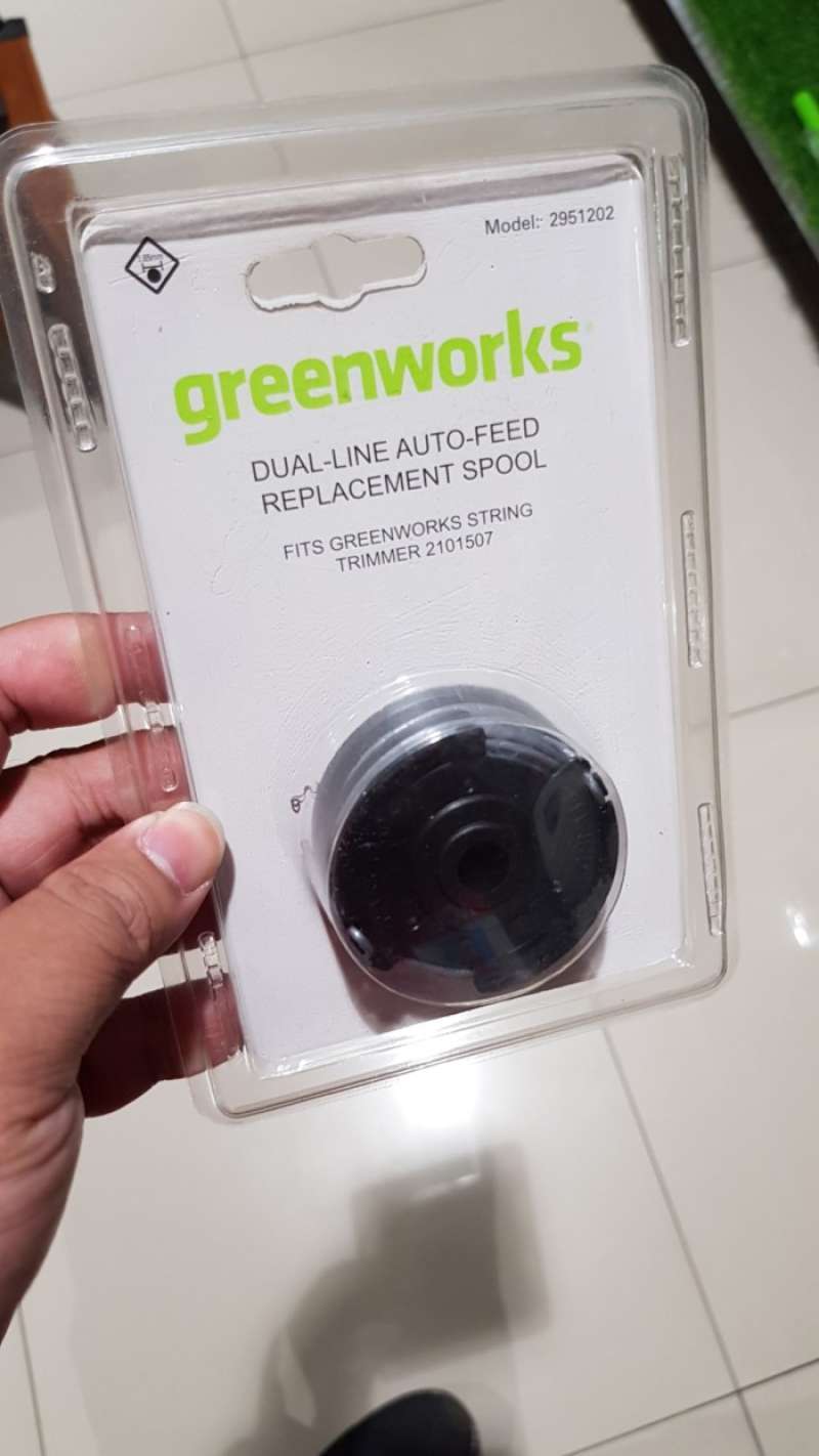 Promo Benang Pemotong Greenwork / 40v String Trimmer Diskon 26% Di Seller Sakiyem Shop - Harapan ...