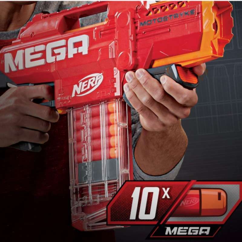 Jual NERF Mega Motostryke Motorized 10-Dart Blaster di Seller enzo ...