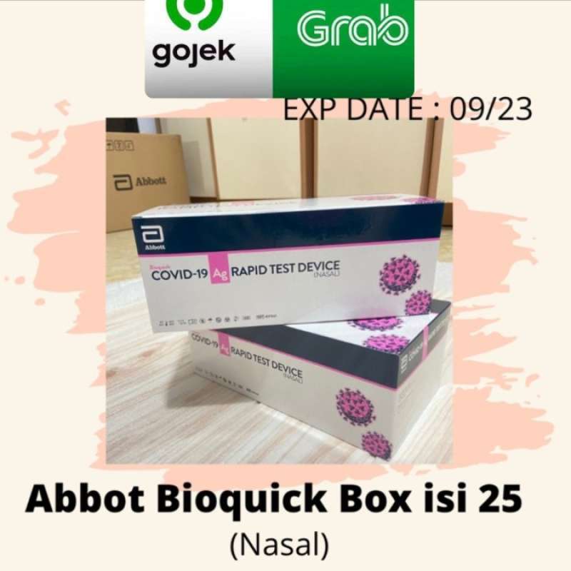 Promo Abbott Bioquick Nasal Panbio Rapid Test Kit Swab Mandiri 1 Box 25 ... Promo Abbott Bioquick Nasal Panbio Rapid Test Kit Swab Mandiri 1 Box 25 ...
