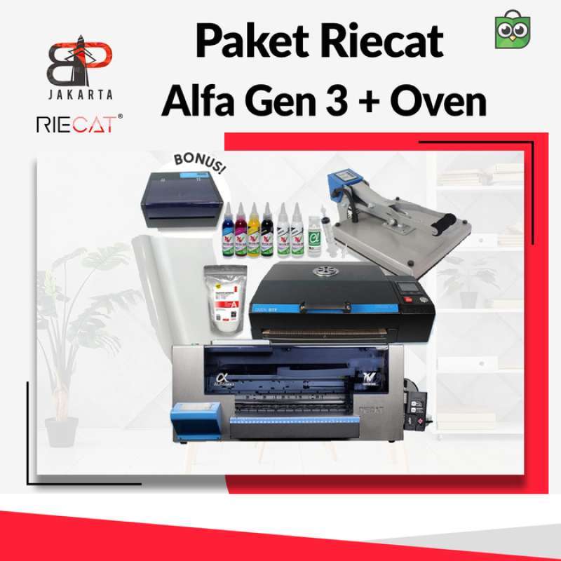 Promo PAKET PRINTER RIECAT ALFA GEN 3 LENGKAP Diskon 23% di Seller ...