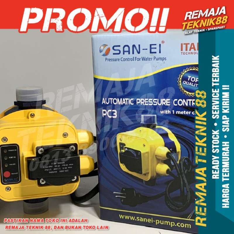 Promo OTOMATIS POMPA DORONG / RADAR PELAMPUNG TOREN TANGKI merk SAN-EI ...