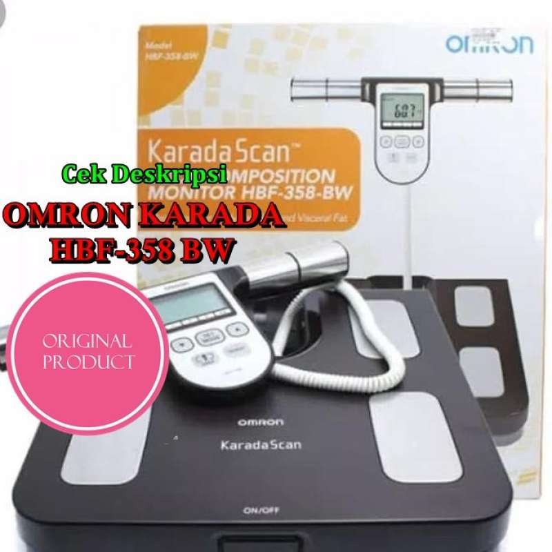 Promo Omron Karada Scan Hbf-358 Bw Body Composition Scale Monitor Hbf ...