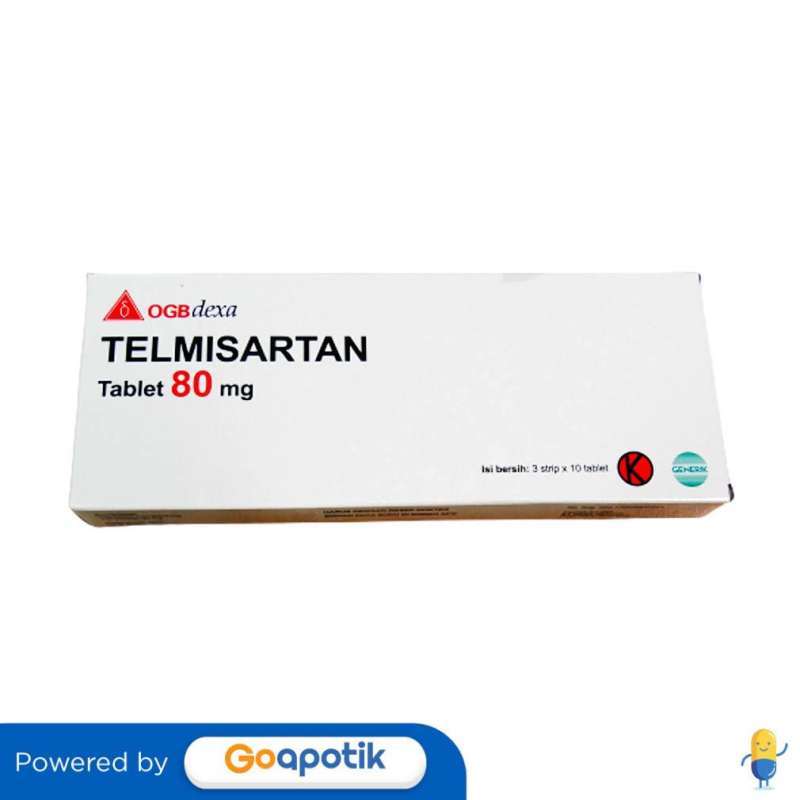 Jual Telmisartan Ogb Dexa Medica 80 Mg Box 30 Tablet Di Seller Apotek ...