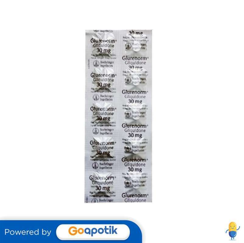 Jual Glurenorm 30 Mg Strip 10 Tablet Di Seller Apotek Potenza - Selong ...