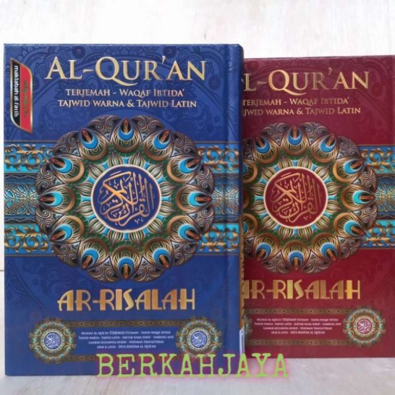 Promo Al Quran Terjemah Tajwid Warna Ar Risalah A4 Diskon 23% di Seller ...