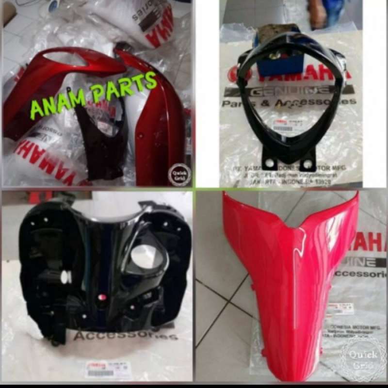 Promo Body Halus Set Depan Yamaha Fino 125 Merah Original Yamaha ...