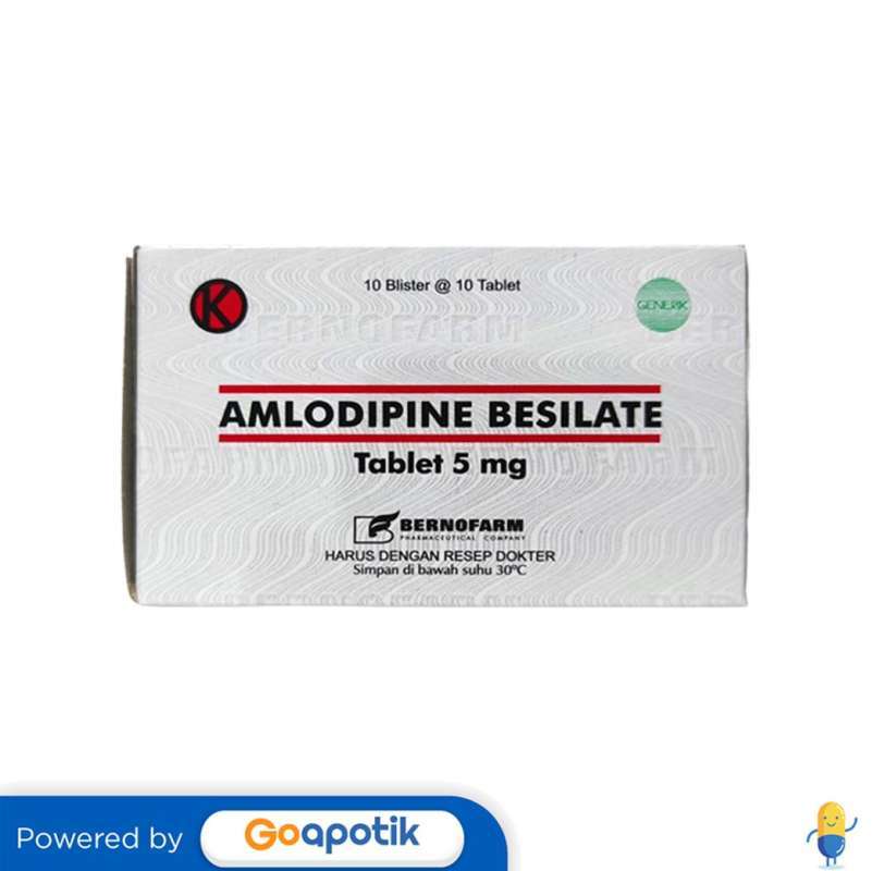 Jual Amlodipine Besylate 5 Mg Obat Apa Lengkap & Original - Harga Promo ...