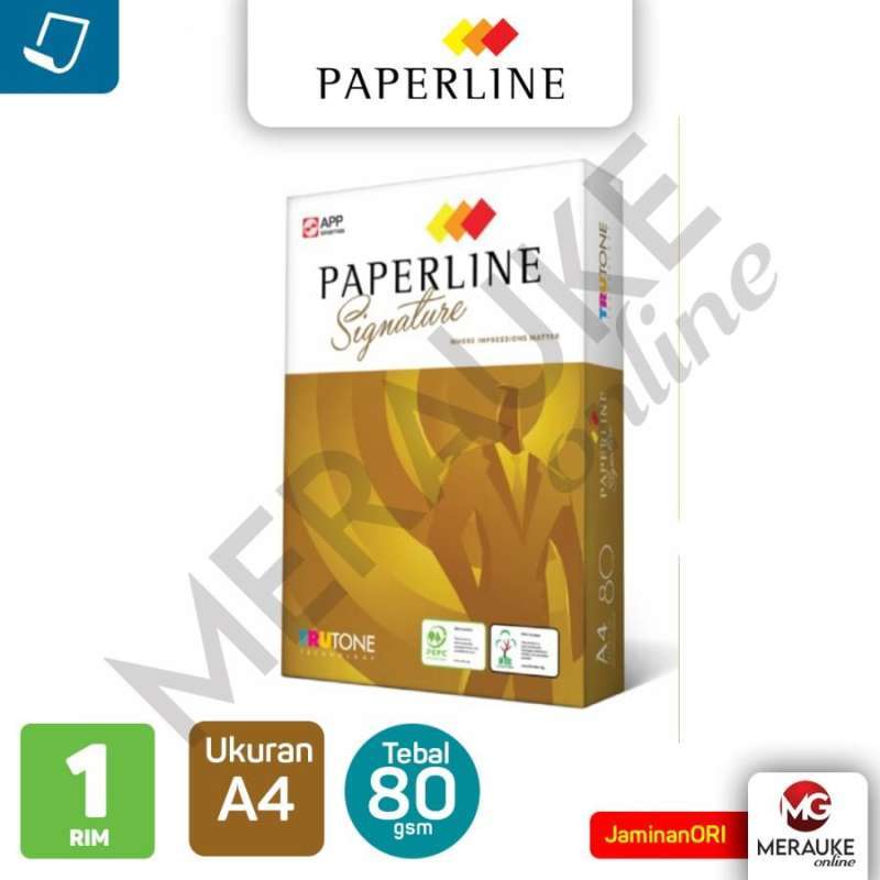 Jual Kertas Hvs Paperline Signature A4 80 Gsm Di Seller Merauke Online Official Store - Cibadak ...