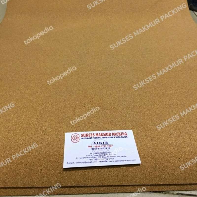 Promo CORK BOARD - CORK SHEET ATAU GABUS PATAH TEBAL 10MM X 60CM X90CM ...