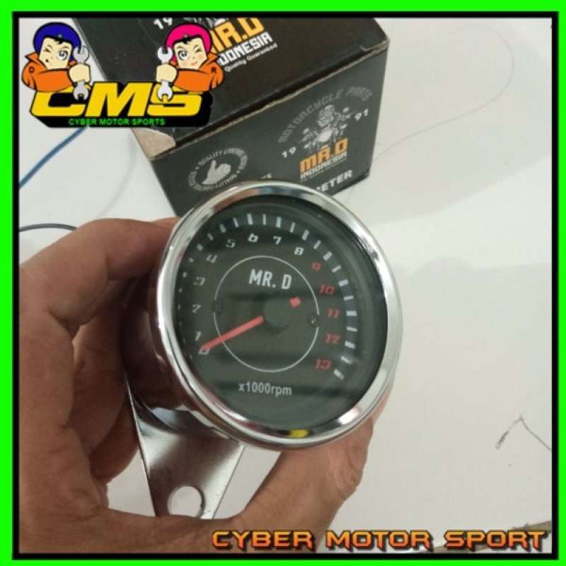 Promo Tachometer Rpm Sepeda Motor Universal. Takometer Motor Custom ...