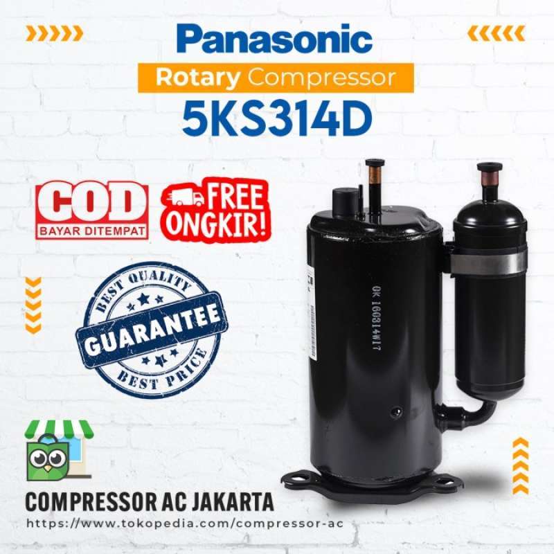 Promo Compressor Panasonic 5KS314D (2 PK/R410A/1 PHASE) Diskon 23% di Seller Indah Jaya Mandiri ...