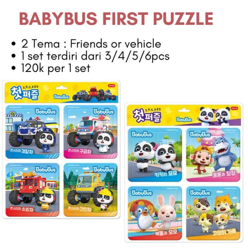 Promo Babybus Puzzle Collection Aneka Ragam Puzzle Karakter Babybus ...