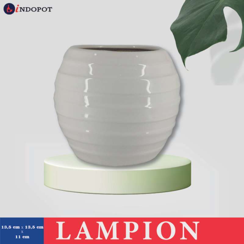 Promo Lampion Keramik Polos Untuk Hiasan, Pot Tanaman, Dan Vas Bunga ...