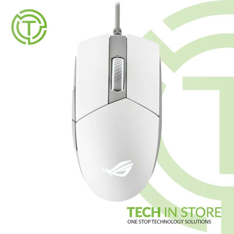 Jual Mouse Gaming Asus Rog Strix Impact Ii Moonlight White Gaming Mouse ...