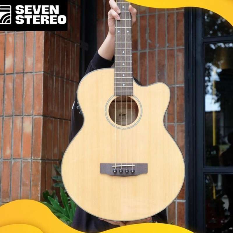 Jual Bass Akustik Cort AB850f Nat / Bass Acoustic With Preamp di Seller ...