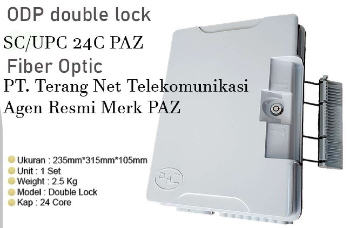 Promo PAZ ODP Double Lock 24 Core SC UPC ODP Tiang ODP Pole Fiber Optik ...
