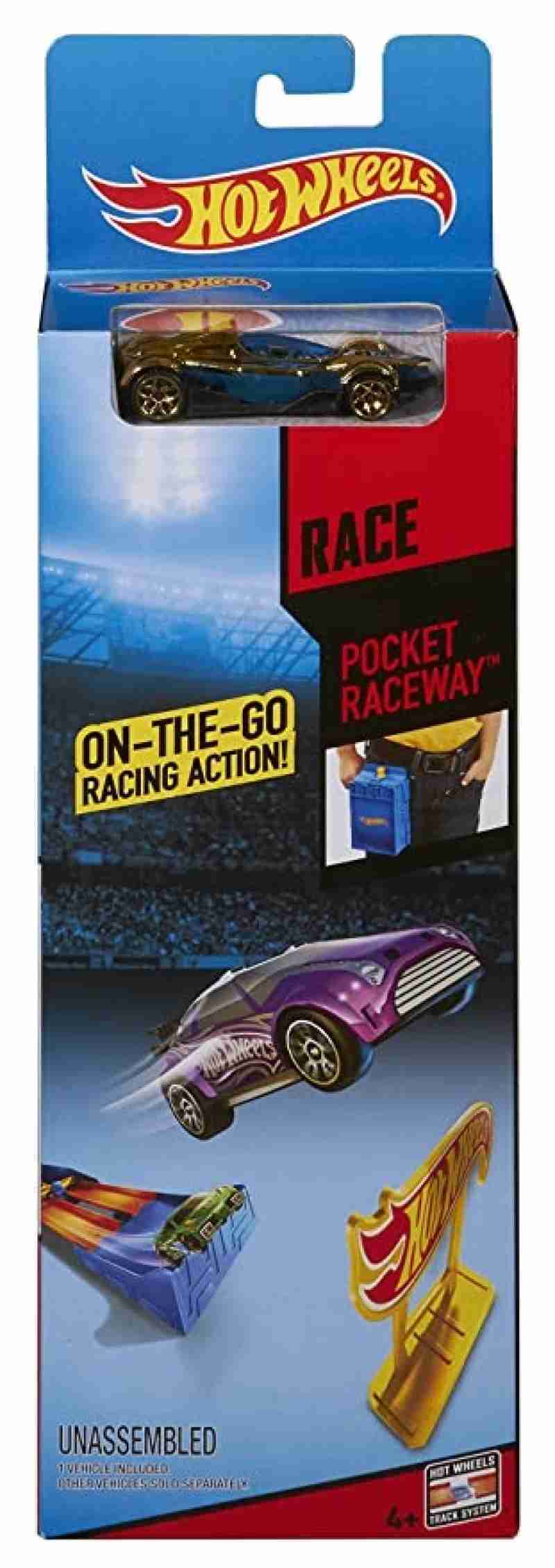 Jual Hot Wheels Pocket Raceway, Multi Color ON THE GO RACING ACTION di ...