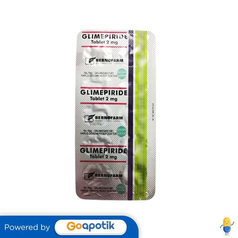 Jual GLIMEPIRIDE BERNOFARM 2 MG STRIP 10 TABLET di Seller Apotek ...
