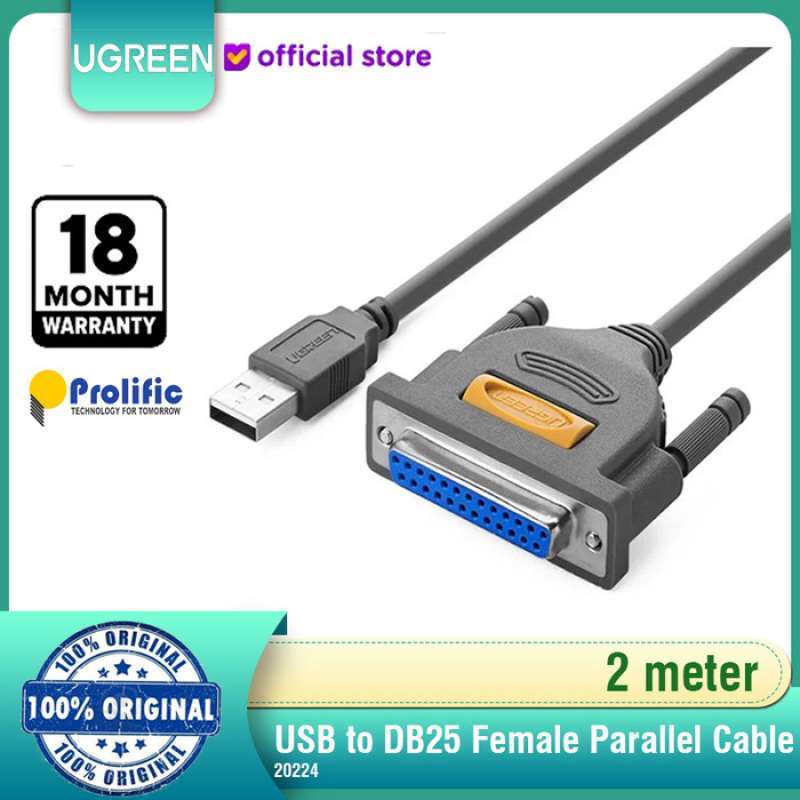 Promo Usb 2.0 A To Db25 Female Parallel Cable Diskon 23% di Seller ...