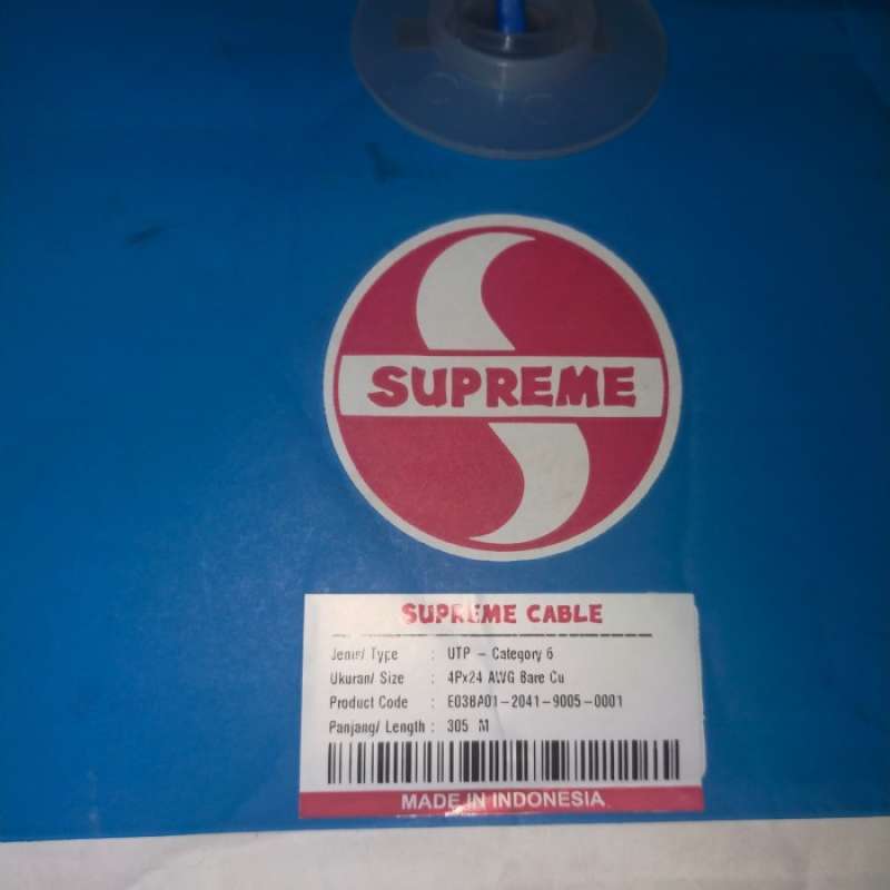 Promo Kabel Data Cat6 Supreme Biru 305M Diskon 23% di Seller PrimaStore ...