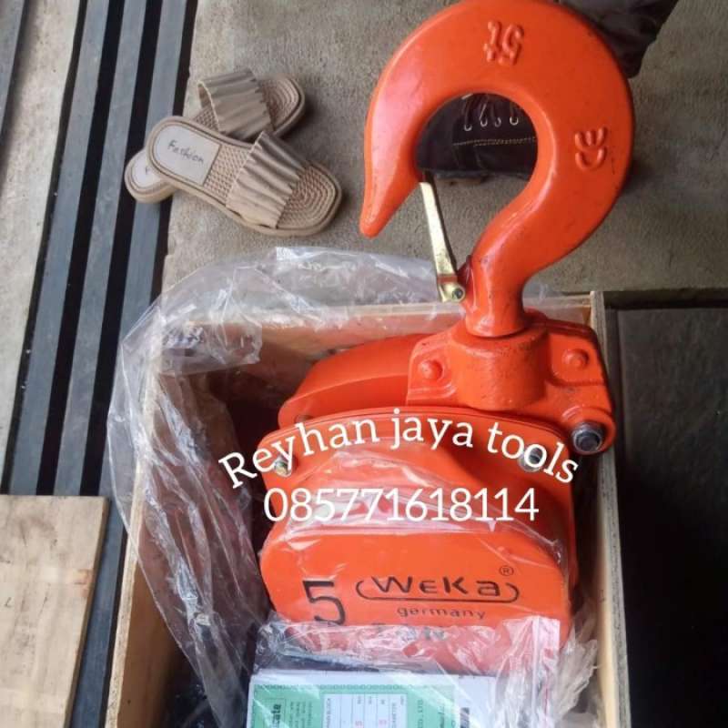 Promo Chain Block Takel 5 Ton x 12 Meter WEKA GERMANY Diskon 23% di ...