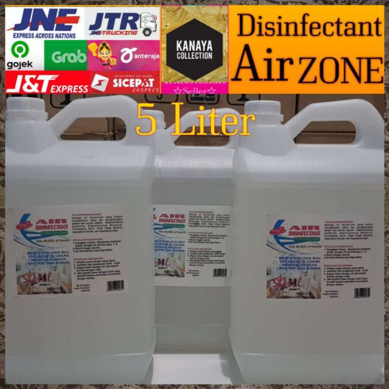 Promo Disinfectant Air 1 Galon 5 Liter / Disinfectant Biang Zone Diskon ...