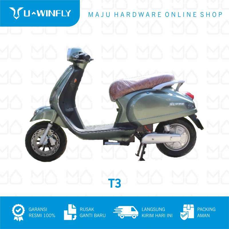 Jual Sepeda Motor Listrik Uwinfly T3 - Garansi Resmi Di Seller Maju ...