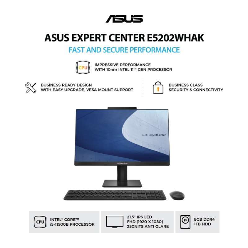Promo ASUS Expert Center E5202WHAK-BA581W (Core i5-11500B/8GB/1TB ...