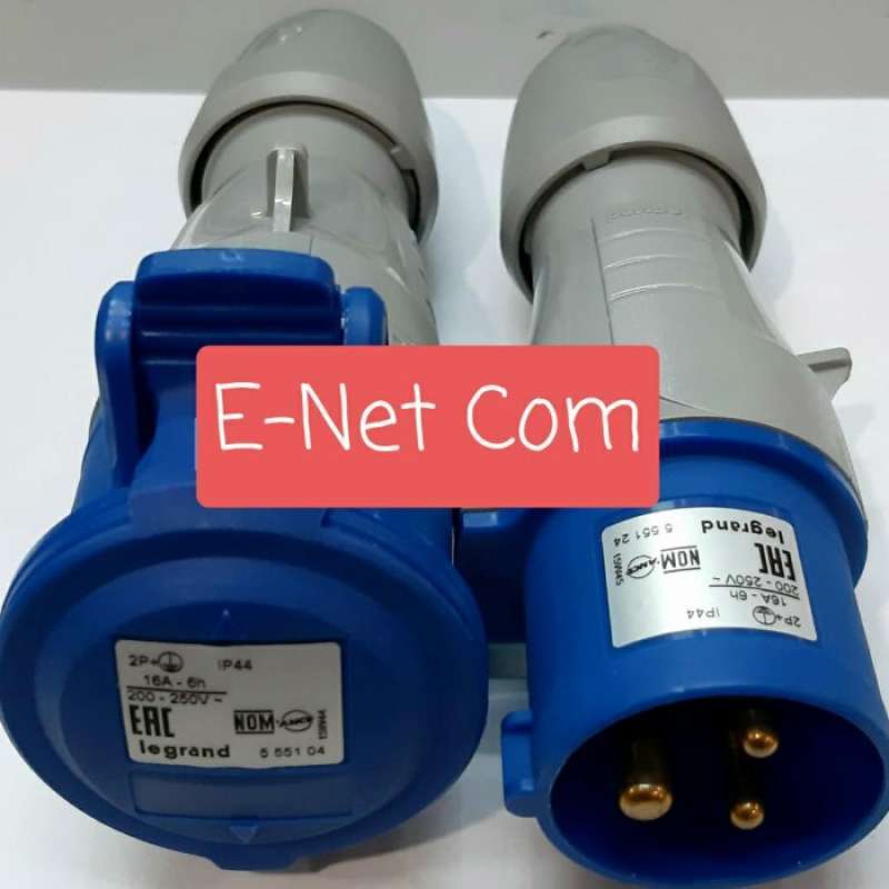 Promo legrand mobile socket Mounting 16a ip44 2P+E Male Female set Diskon 23% di Seller Maslika ...
